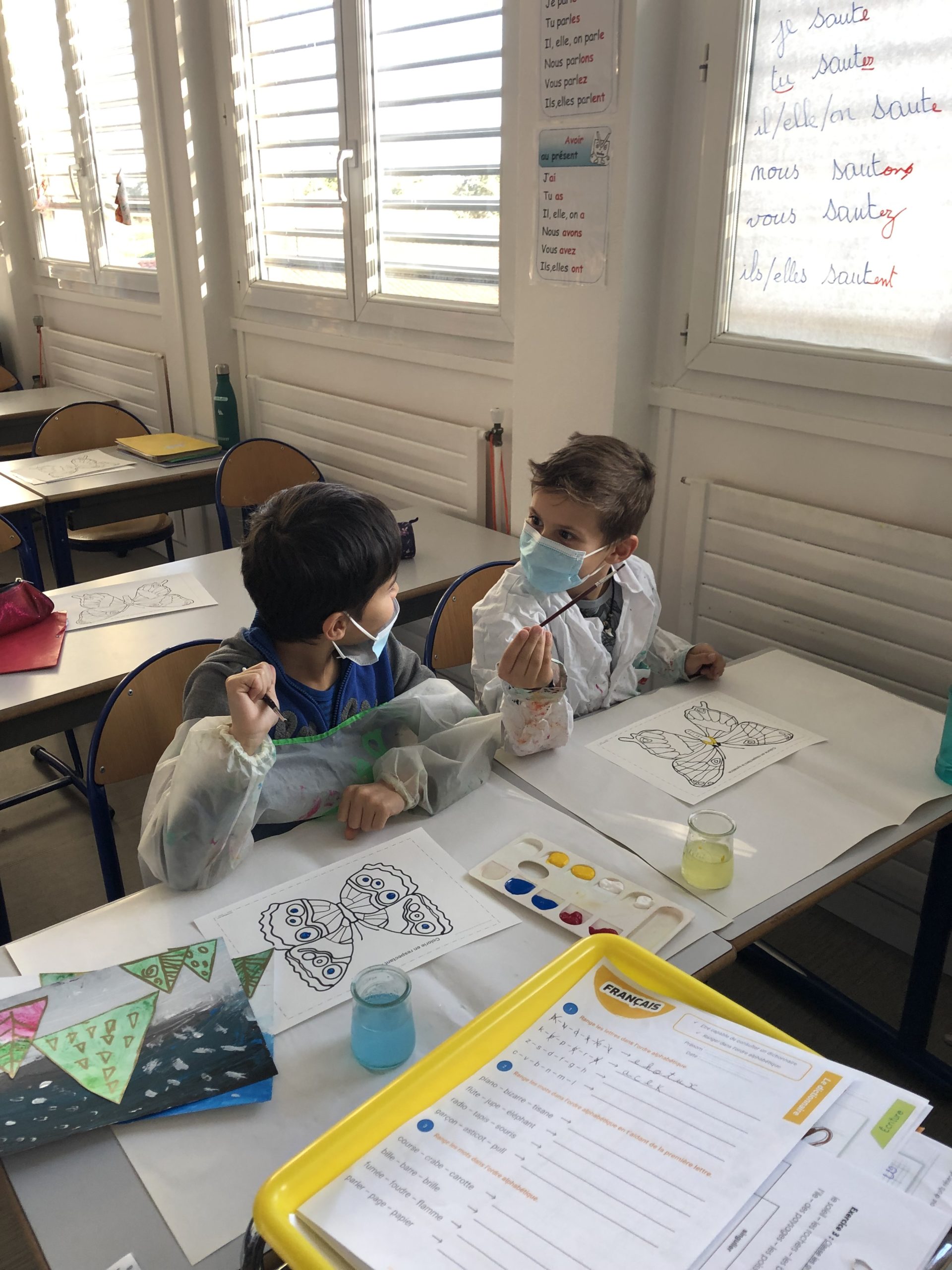 CP-CE1 les papillons et la symétrie - École Privée Notre Dame des ...