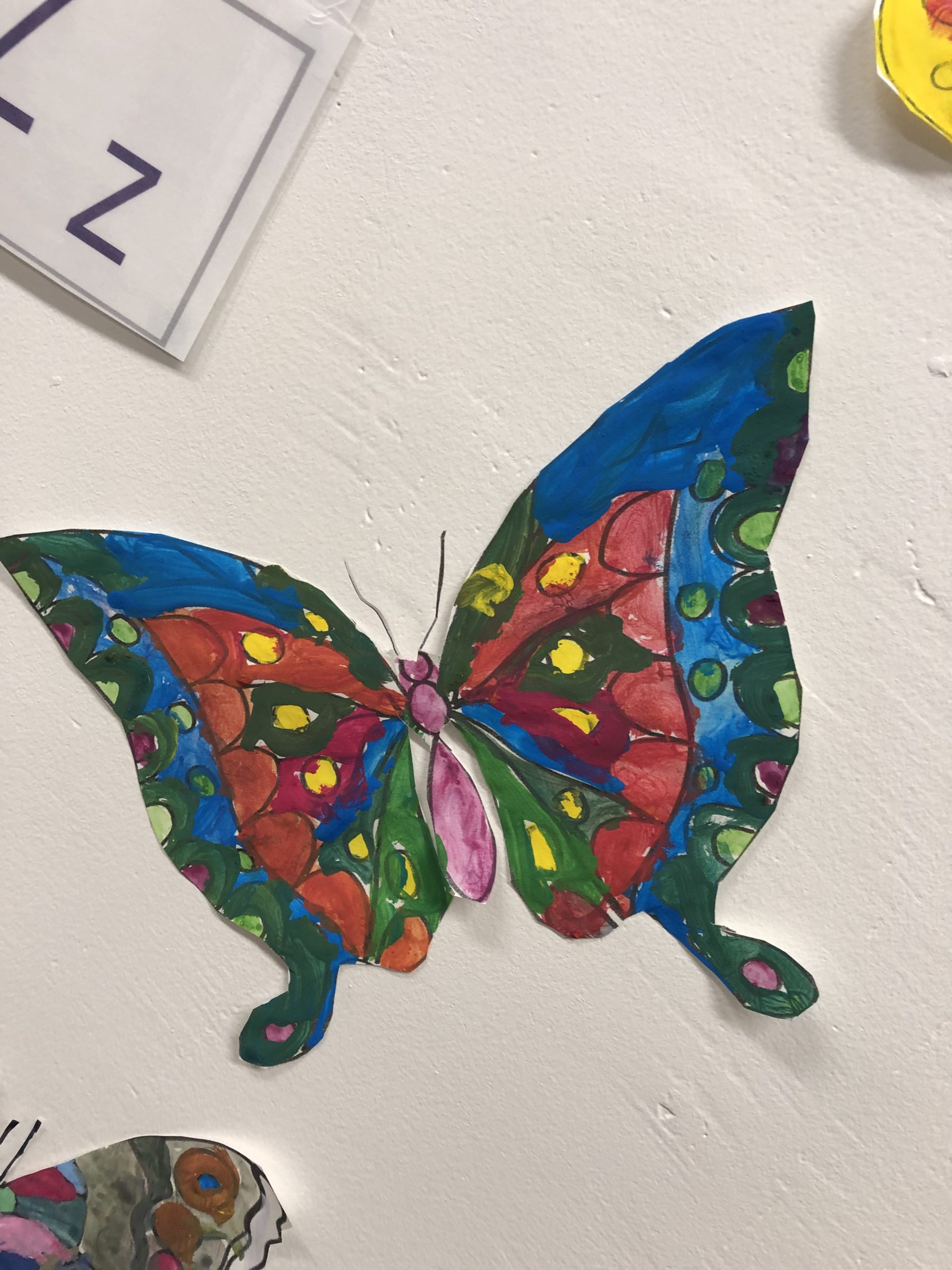 CP-CE1 les papillons et la symétrie - École Privée Notre Dame des ...